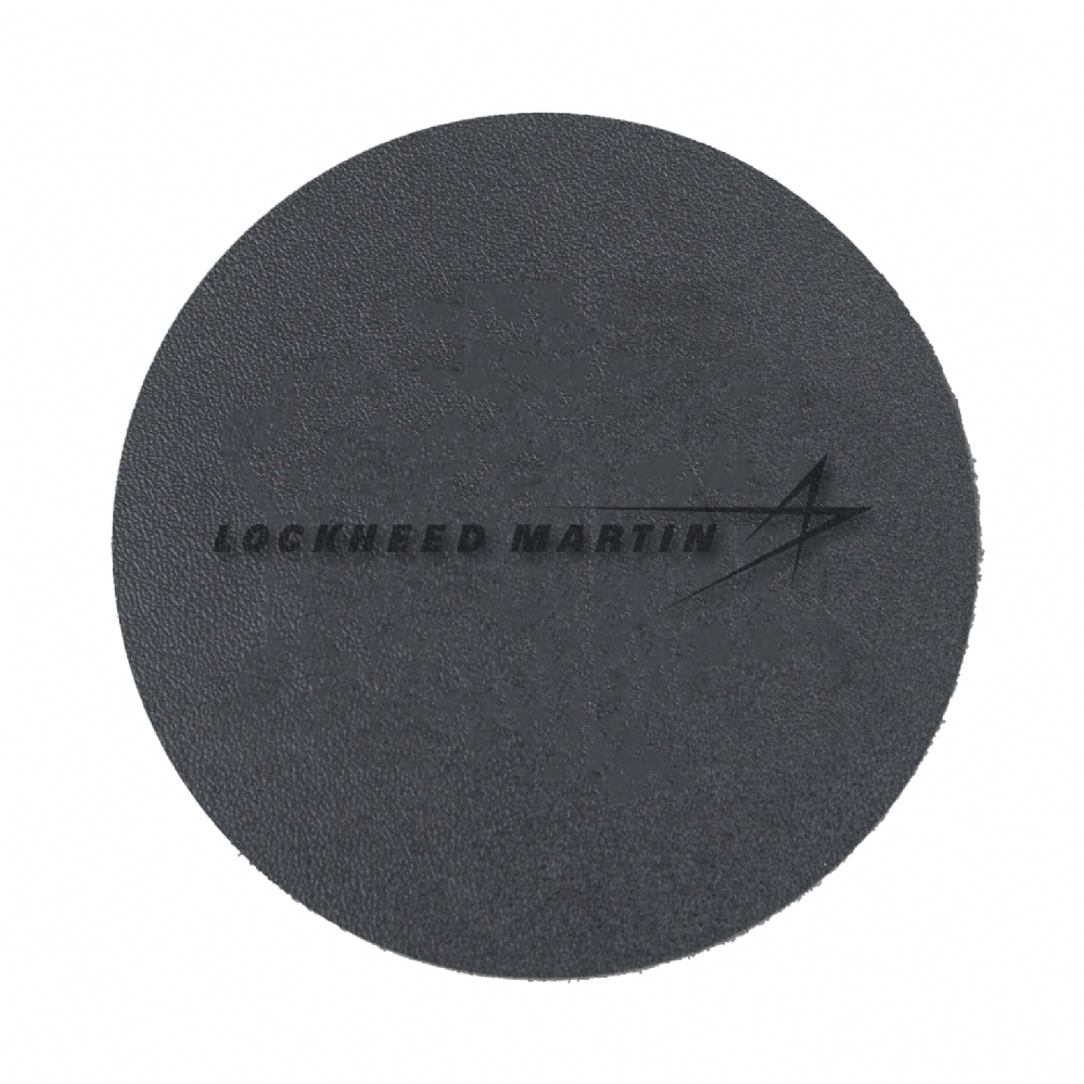 Giveaways | Bonded Leather Coasters- black debossed box of 4 | LM300015 ...